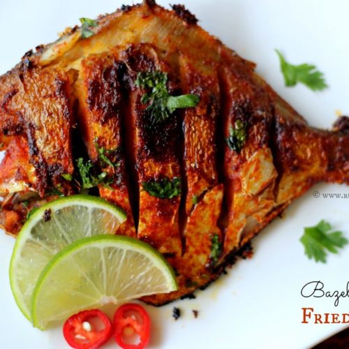 Bazelli Masli ~ Fried Fish (Basic Marination) - Ruchik Randhap
