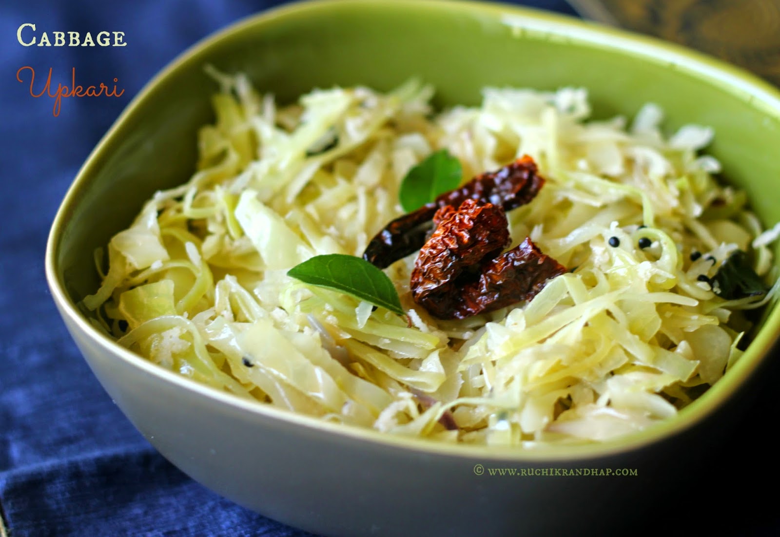 Cabbage Upkari - Ruchik Randhap