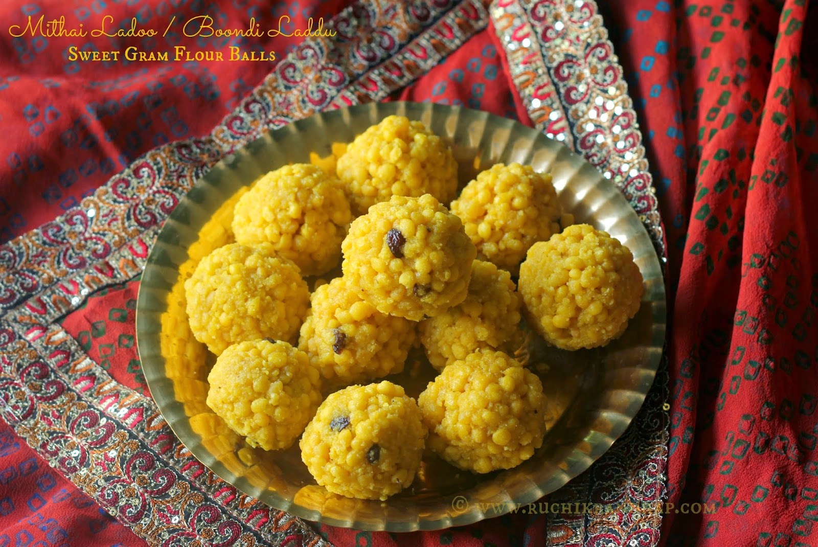 Boondi Ladoo | Mithai Ladoo - Ruchik Randhap