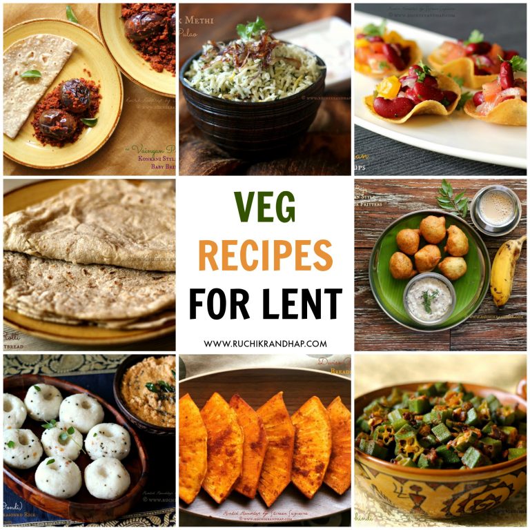 Veg Recipes for Lent - Ruchik Randhap