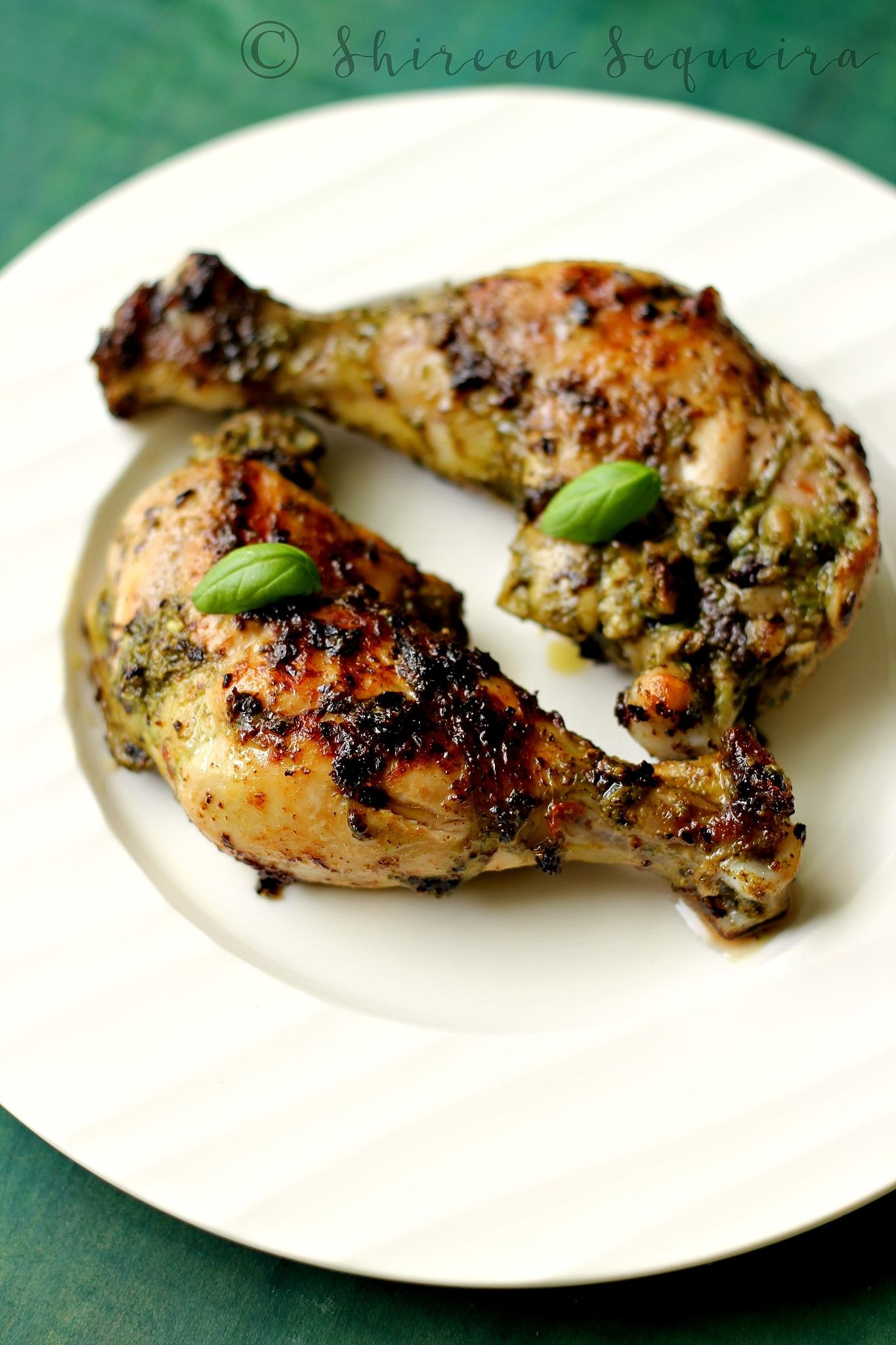 Pan Grilled Pesto Chicken - Ruchik Randhap