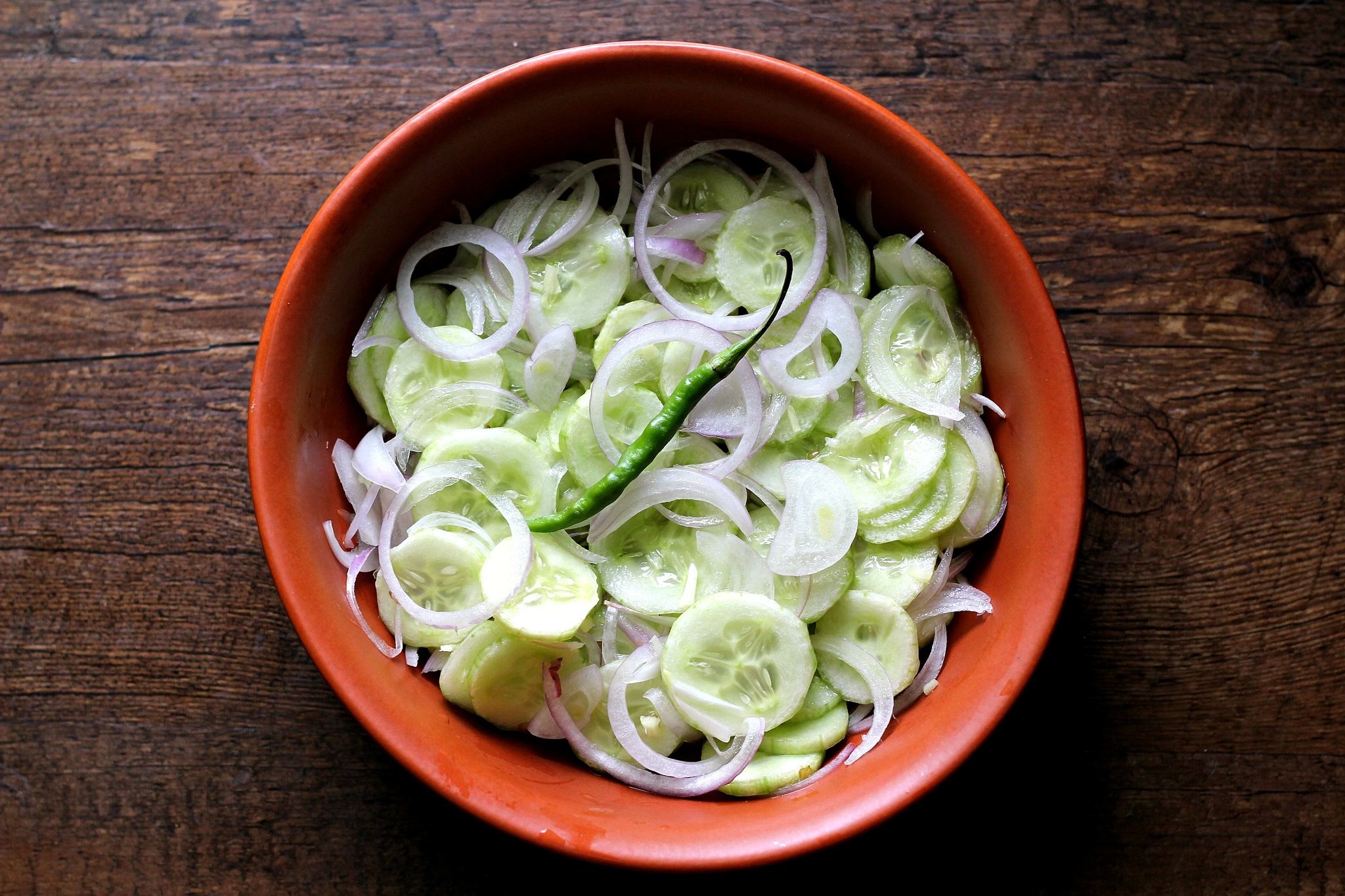 Thoushyaso Saladh/Kharam ~ Cucumber Salad without Coconut - Ruchik Randhap
