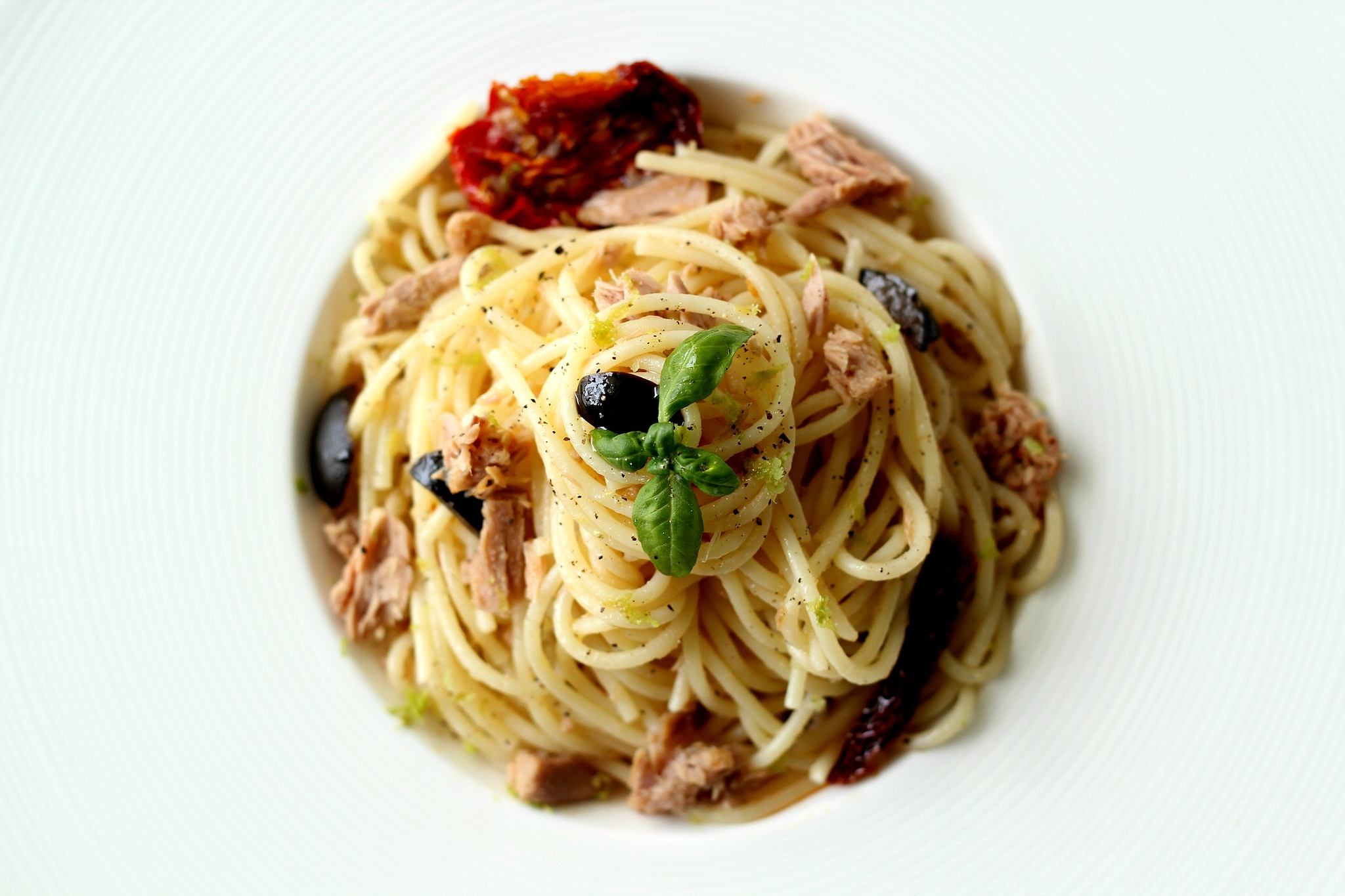 Tuna & Lemon Spaghetti - Ruchik Randhap