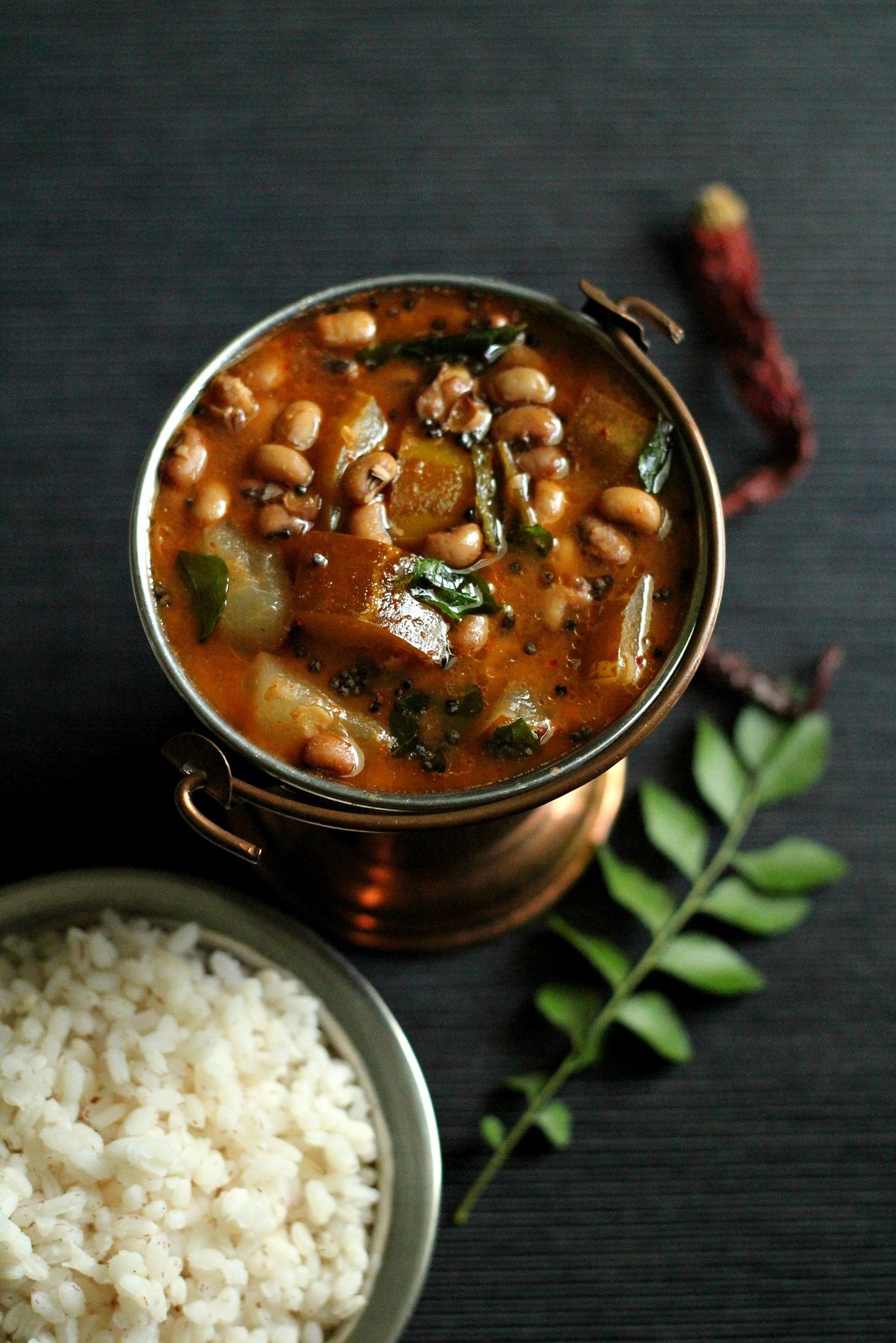 Southekayi Huli ~ Mangalorean Field Marrow Sambar - Ruchik Randhap