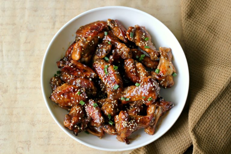 Sticky Sesame Chicken Wings - Ruchik Randhap