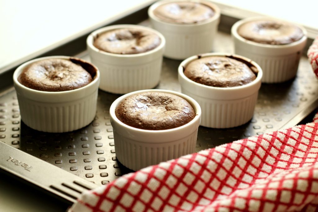 Chocolate Fondant Puddings (Molten Lava Cakes) - Ruchik Randhap