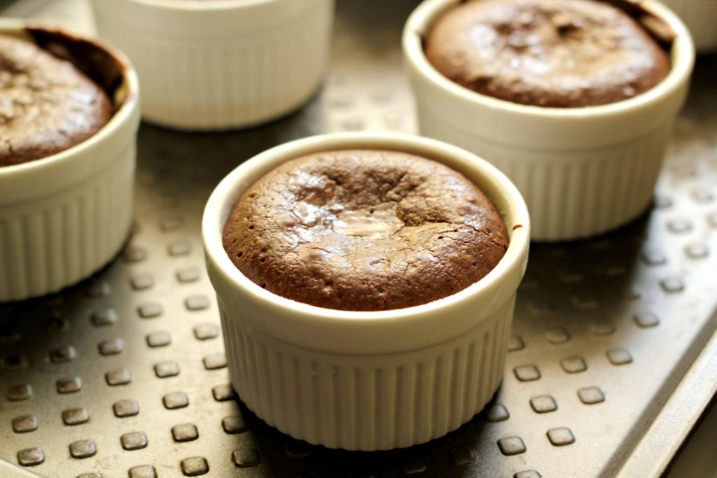 Chocolate Fondant Puddings (Molten Lava Cakes) - Ruchik Randhap