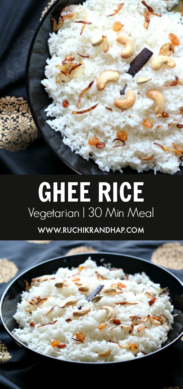 Ghee Rice - Ruchik Randhap