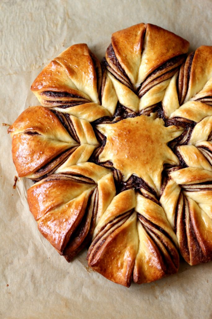 Nutella Flower Bread - Ruchik Randhap