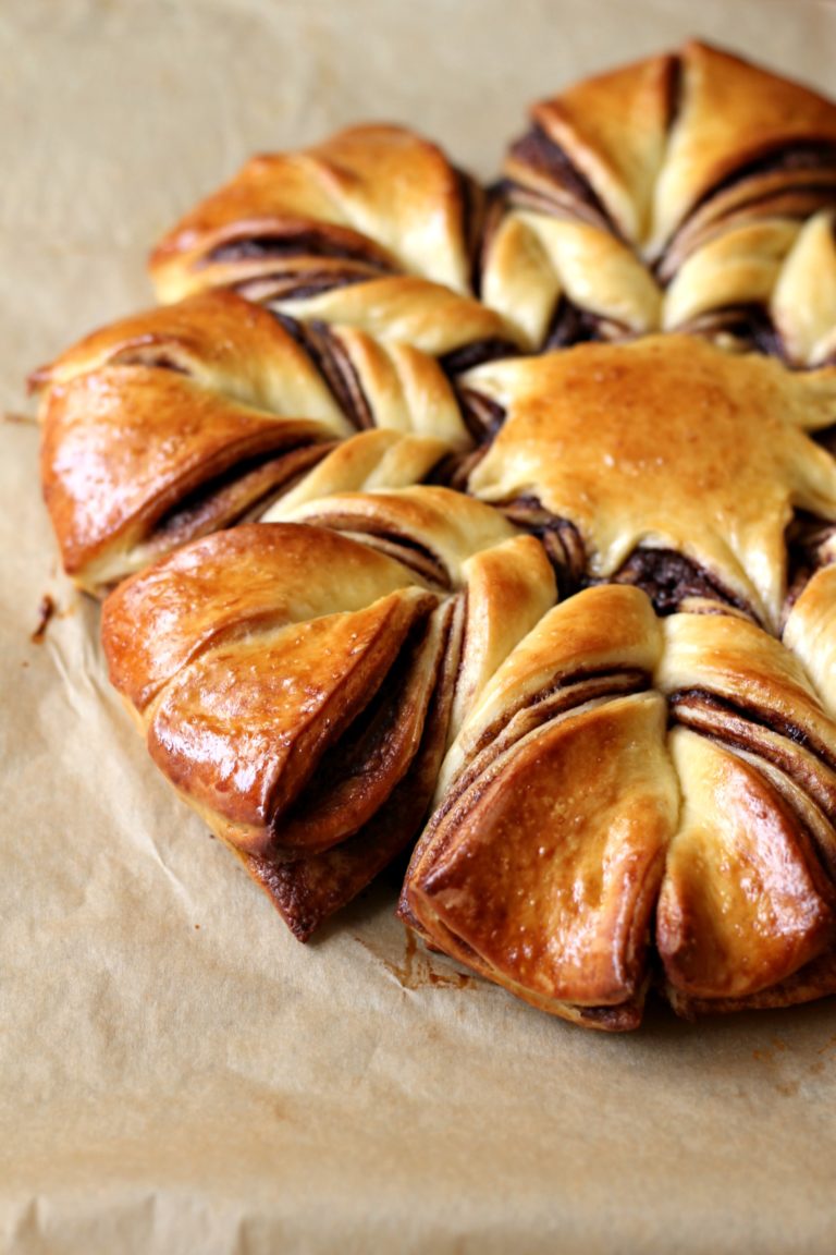 Nutella Flower Bread - Ruchik Randhap