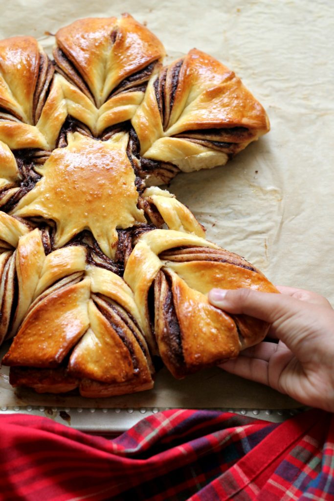 Nutella Flower Bread - Ruchik Randhap