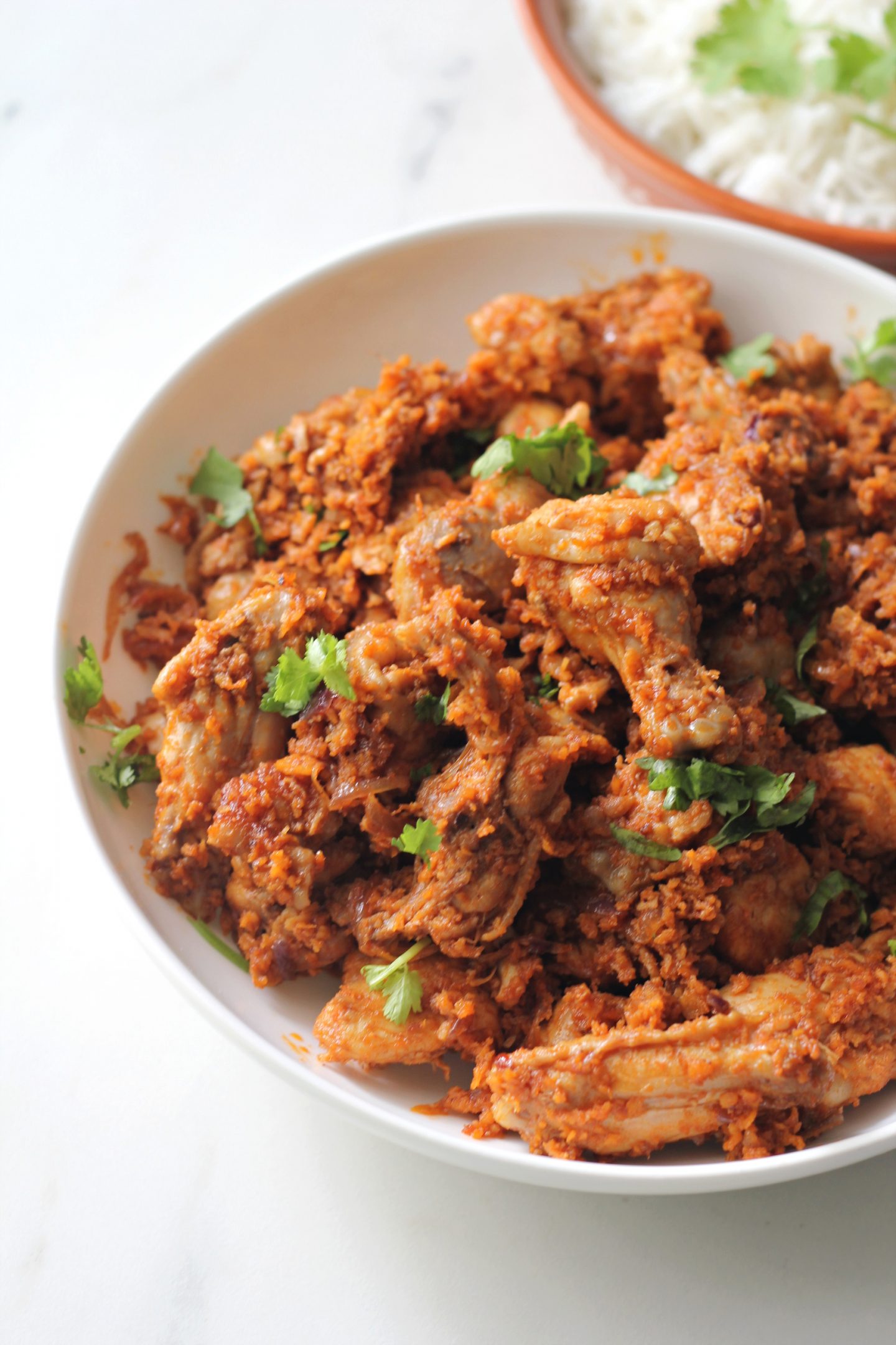 Chicken Sukka | Using Bafat Powder + Video! - Ruchik Randhap