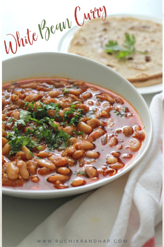 White Bean Curry | Lima Bean Curry - Ruchik Randhap