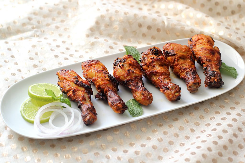 Chicken Tangdi Kabab in an Airfryer - Ruchik Randhap