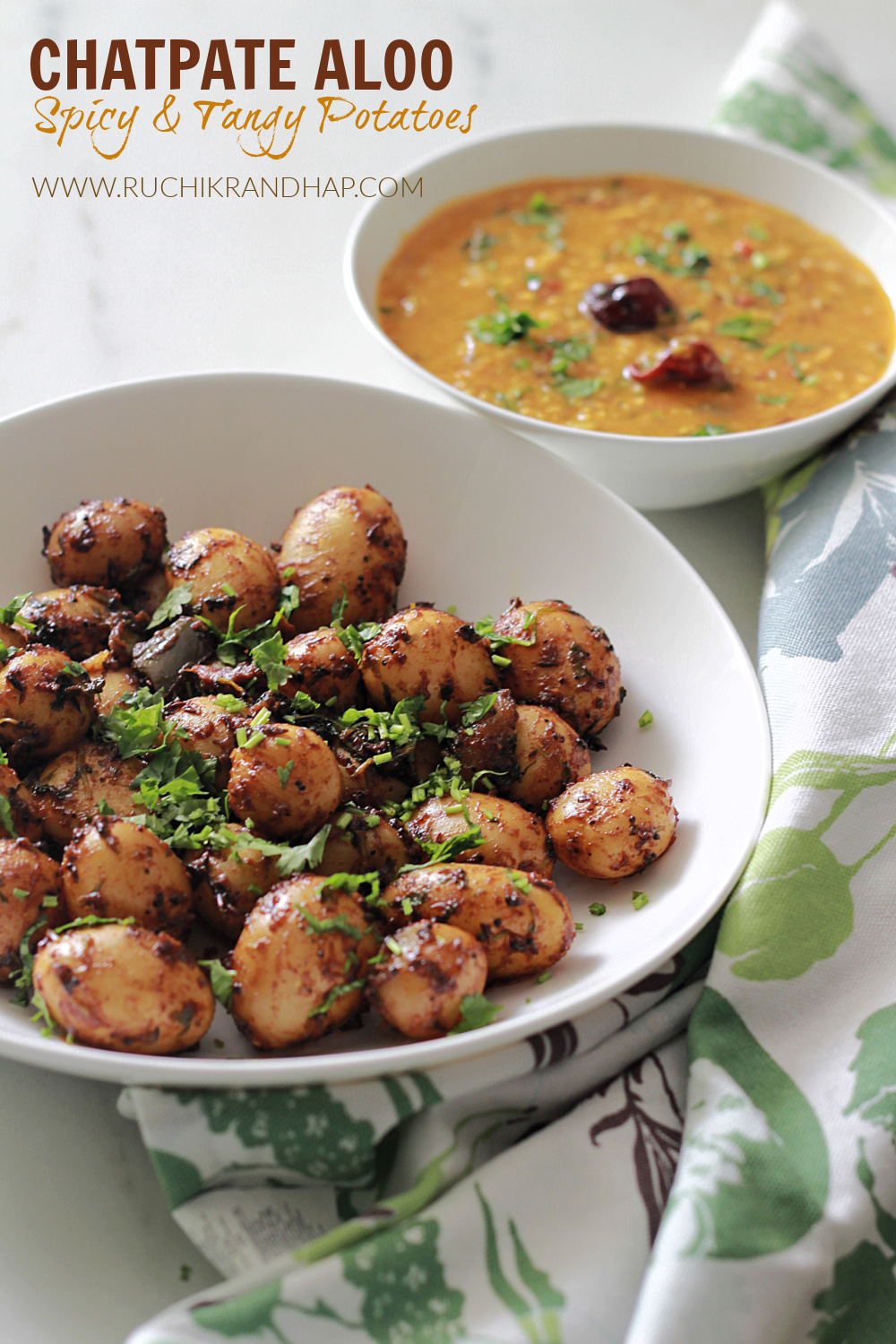 Chatpate Aloo | Achari Aloo - Ruchik Randhap