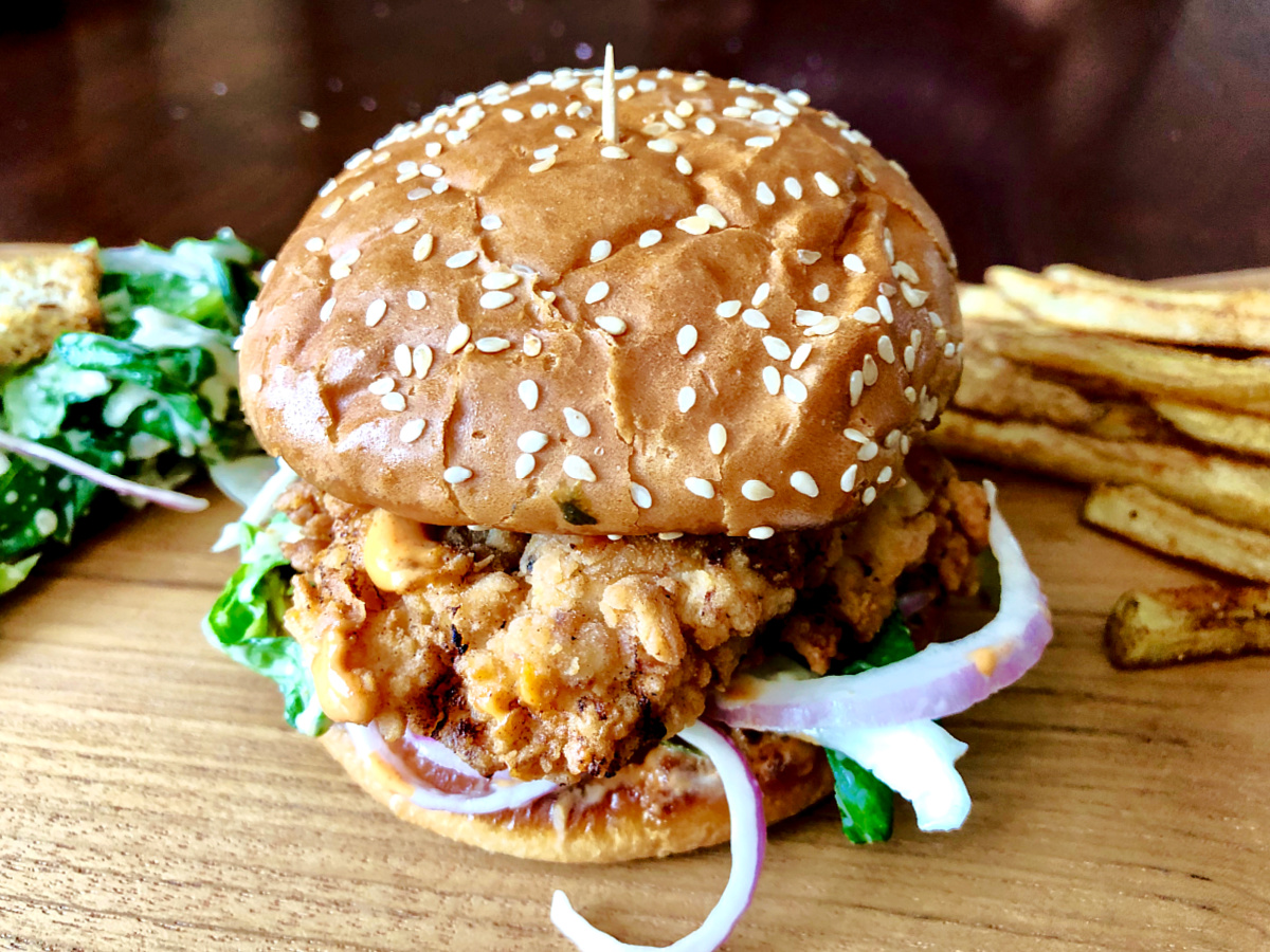 Crispy Fried Chicken Burger - Ruchik Randhap