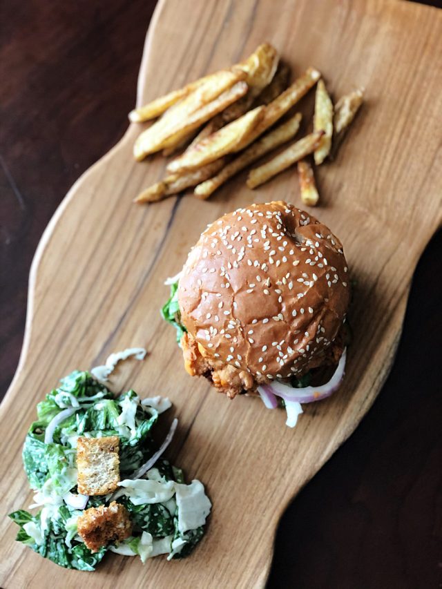 Crispy Fried Chicken Burger - Ruchik Randhap