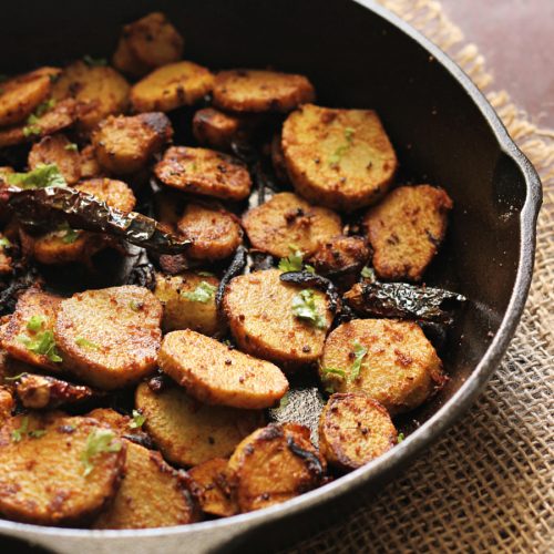 Arbi Roast | Taro Fry - Ruchik Randhap