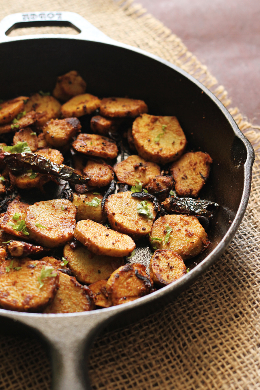 Arbi Roast | Taro Fry - Ruchik Randhap