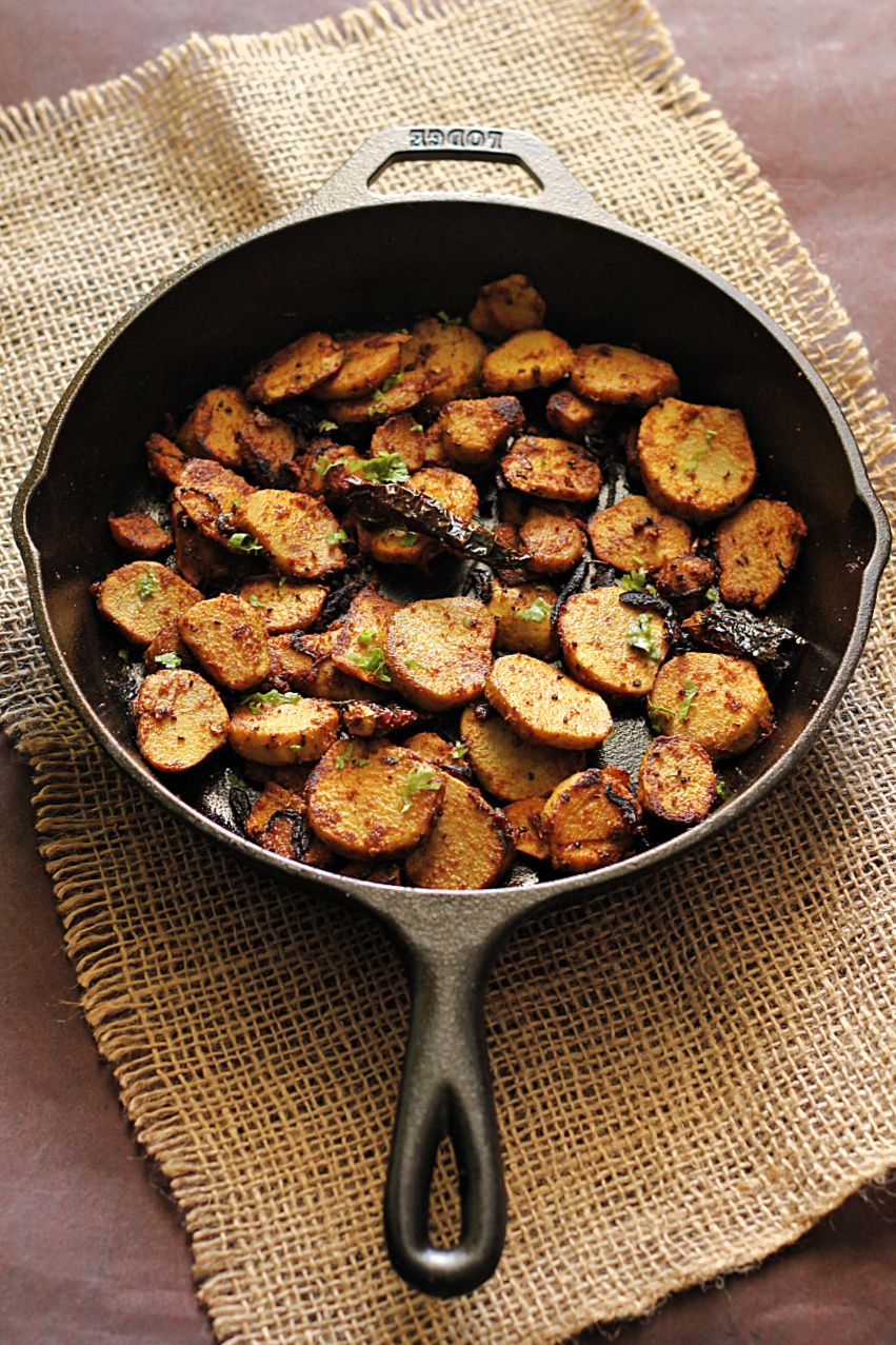 Arbi Roast | Taro Fry - Ruchik Randhap