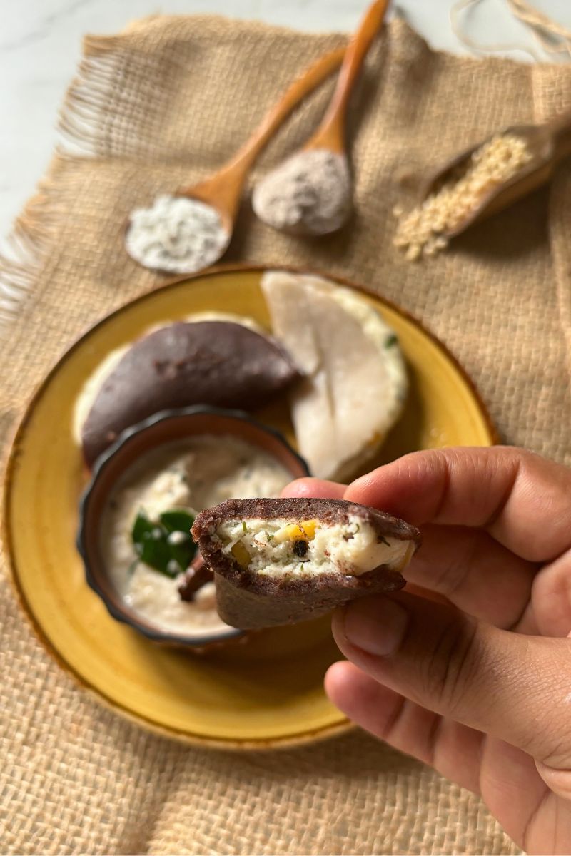 Uddina Kadubu | Ragi & Urad Stuffed Dumplings - Ruchik Randhap