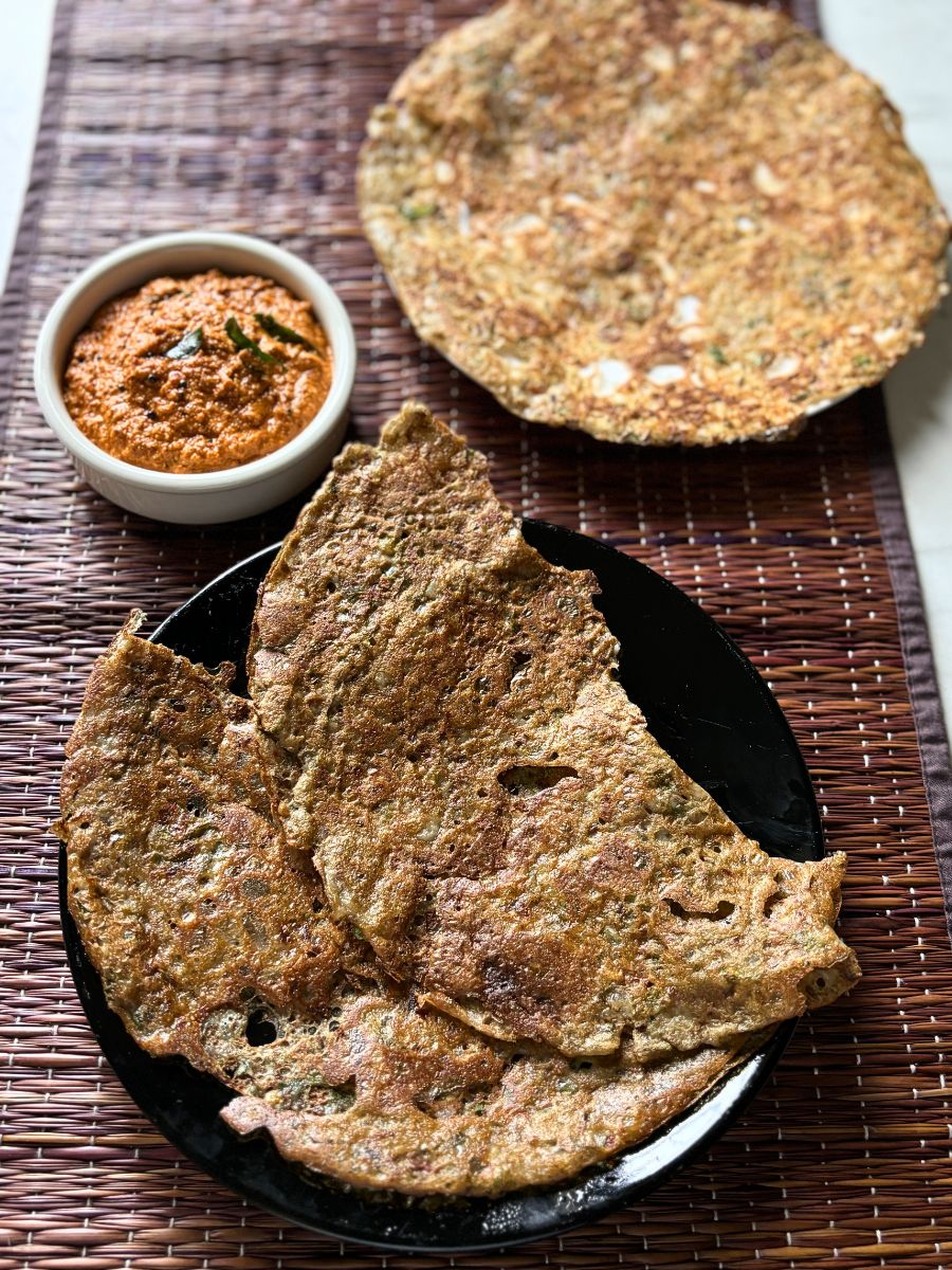 Bajra Rava Dosa - Ruchik Randhap